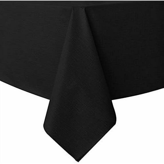 100% Waterproof Rectangle PVC Tablecloth - 52 x 70 Inch - Oil Proof ...