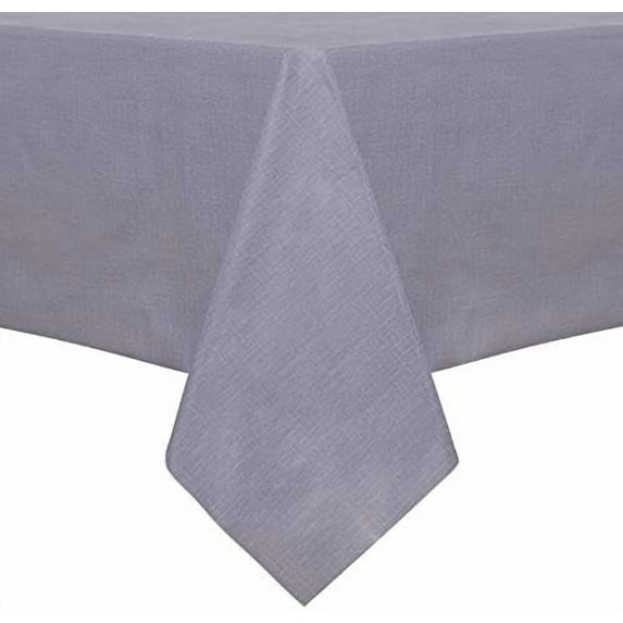100% Waterproof Rectangle PVC Tablecloth - 60 x 84 Inch - Oil Proof ...