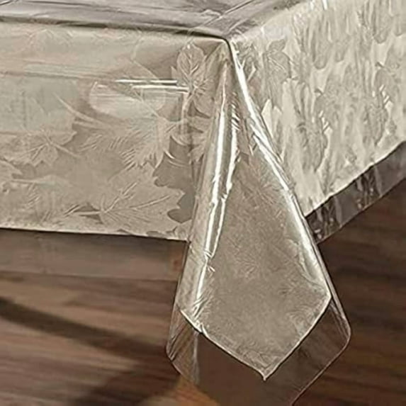 100% Waterproof Rectangle PVC Tablecloth - 70 x 120 Inch - Oil Proof ...