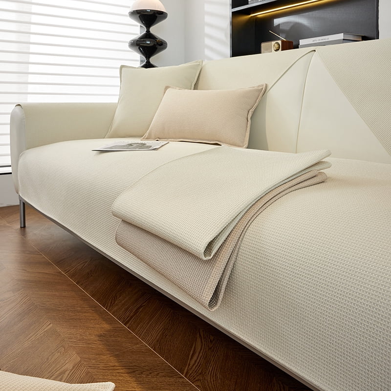 100% Waterproof Sofa Cover Anti-slip Three-dimensional Plaid Craft ...