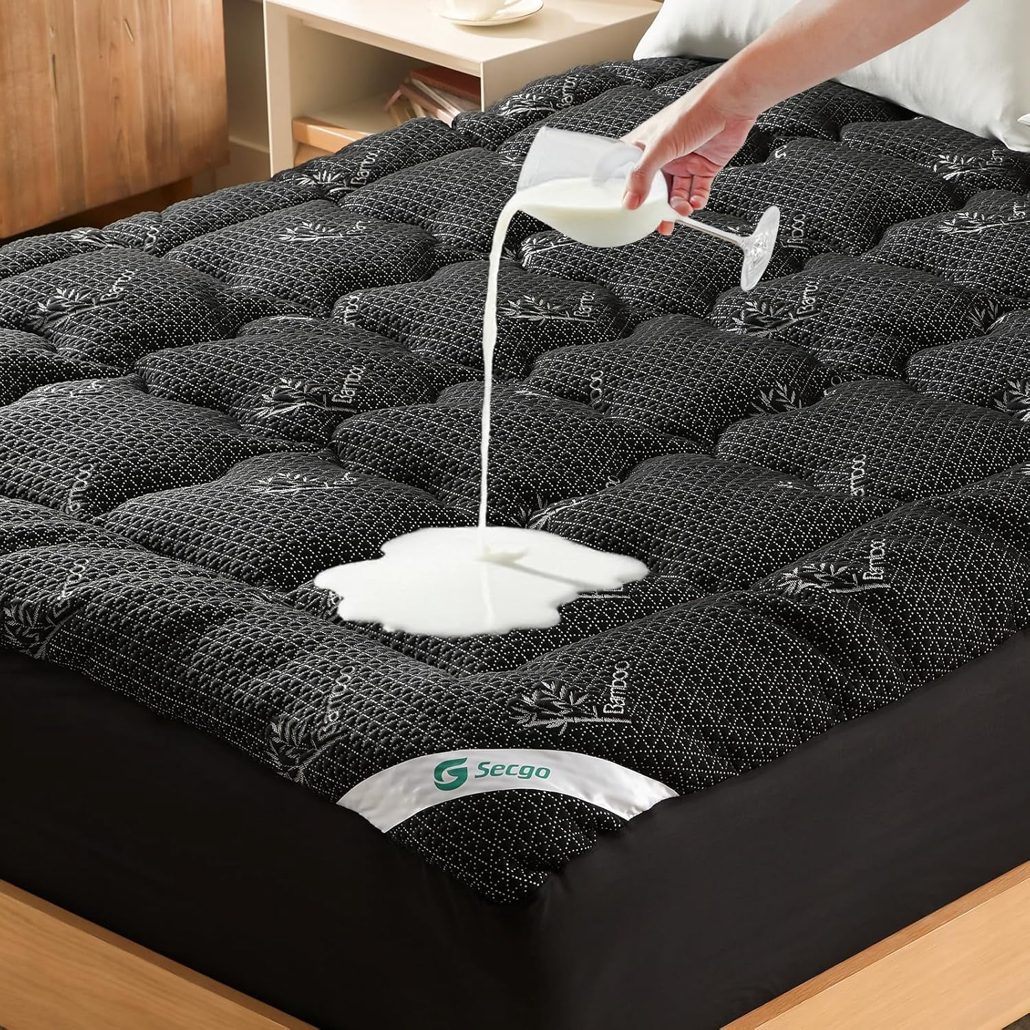 100% Waterproof Twin XL Mattress Topper with Breathable Rayon from ...