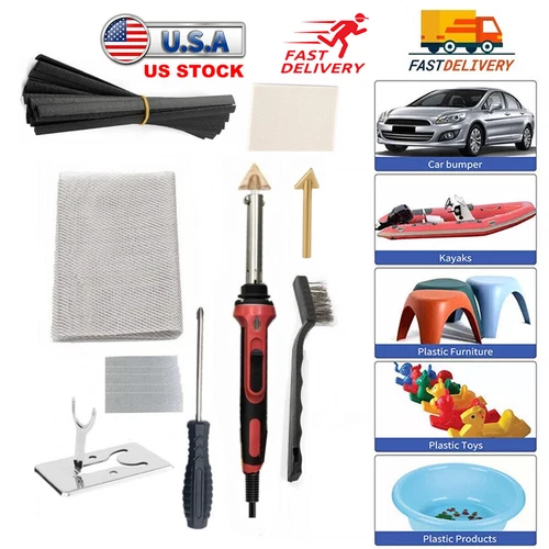 100 Watt Iron Plastic Welding Kit Dashboard Repair Welder,Soldering ...