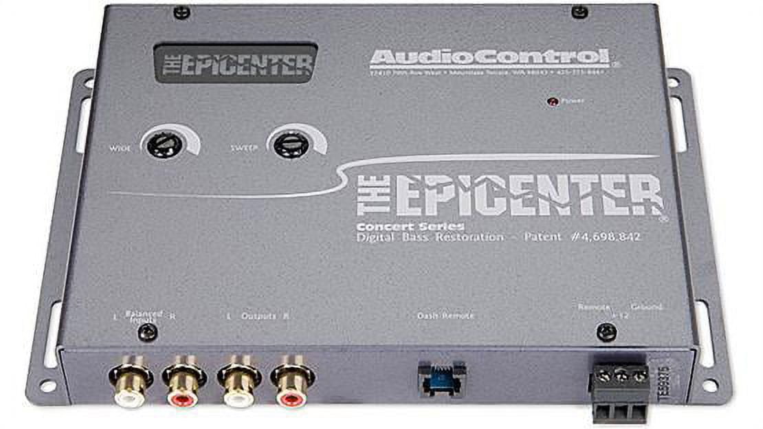 AudioControl Epicenter Grey Car Stereo Digital Bass Restoration ...