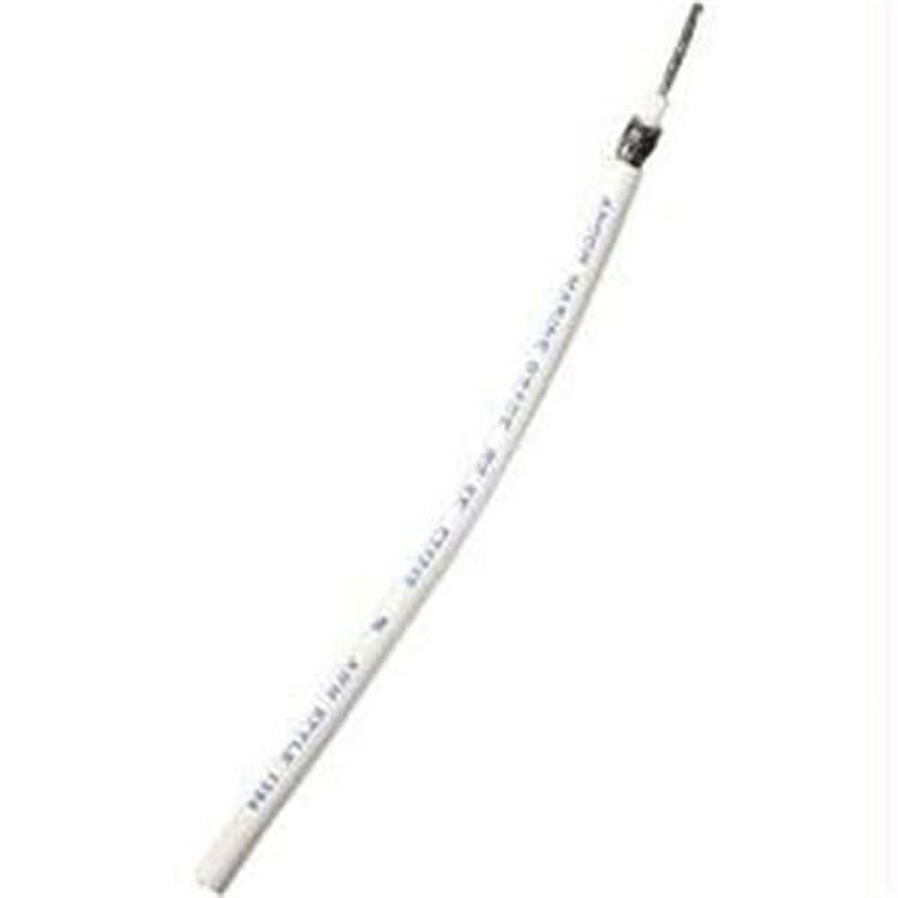 100' White RG 8X Tinned Coaxial Cable - White - 100 Feet - Walmart.com