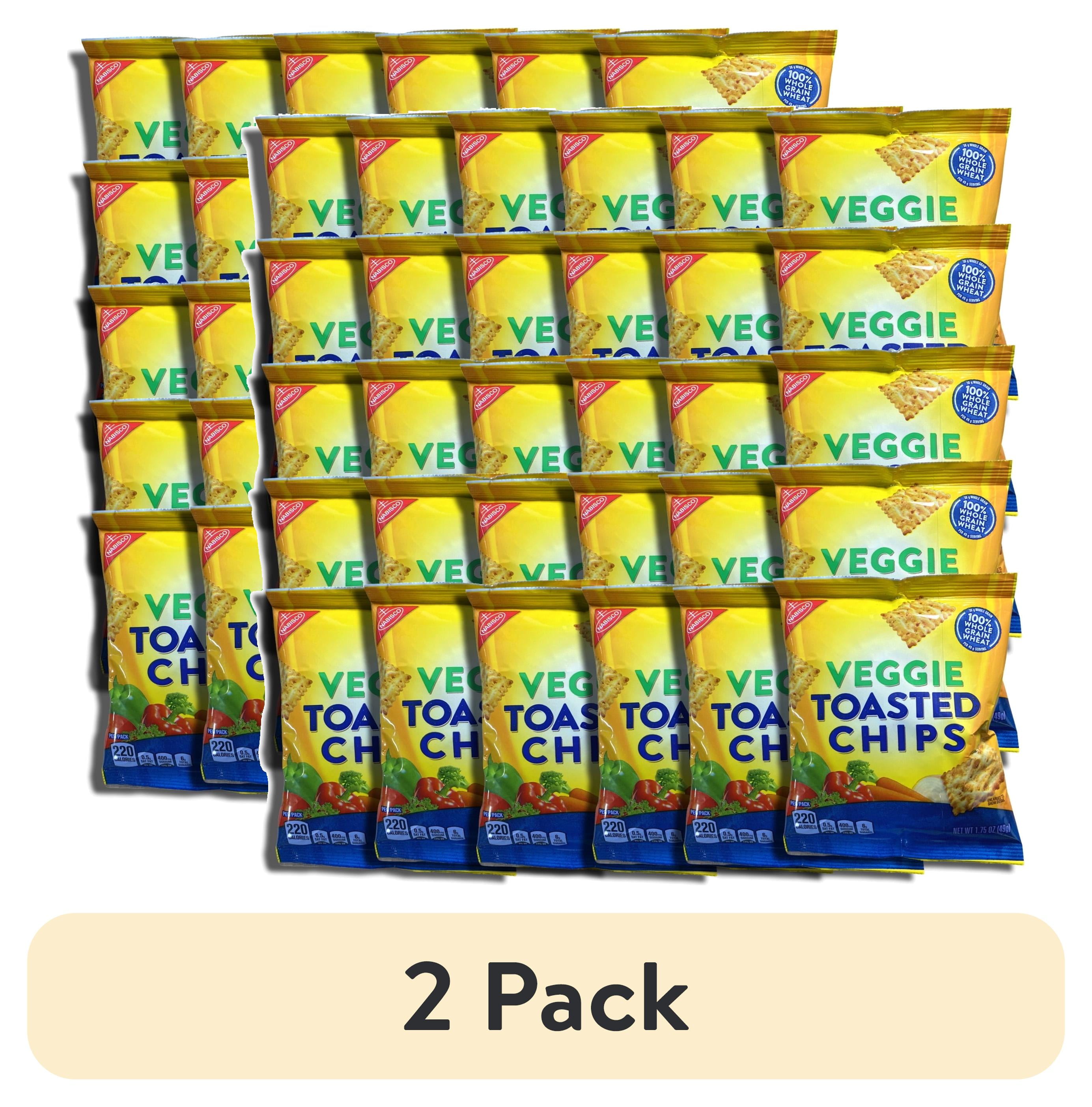 (2 pack) Wheat Thins 100% Whole Grain Veggie Wheat Thin Toasted Chips ...