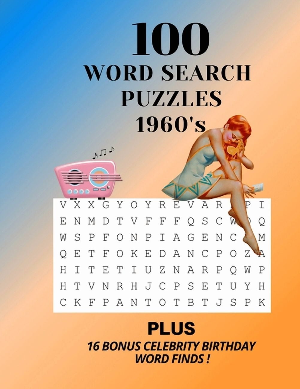 100 Word Search Puzzles - 1960's (Paperback) by Kate Shadoz - Walmart.com