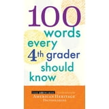 100 Words 100 Words Every 4th Grader Should Know, (Paperback) - Walmart.com