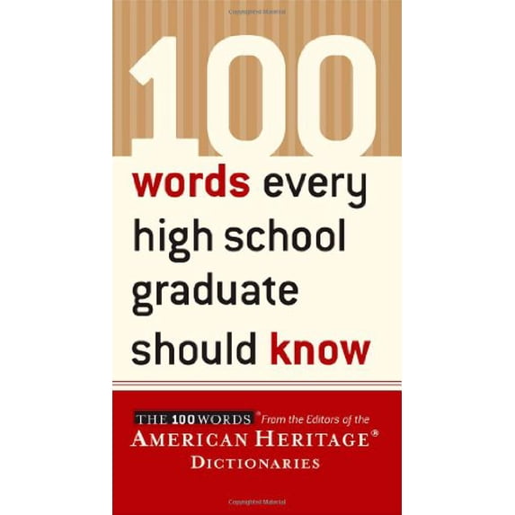 Pre-Owned 100 Words Every High School Graduate Should Know ...