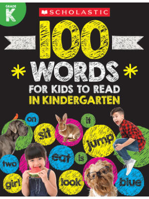 100 Words for Kids to Read in Kindergarten Workbook - Walmart.com