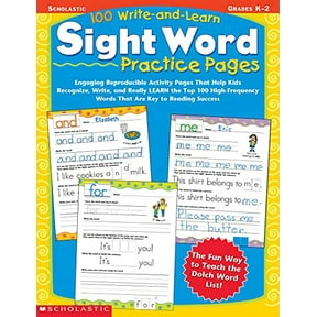 Write, Draw & Read Sight Word Pages: 50 Literacy-Boosting Reproducibles ...