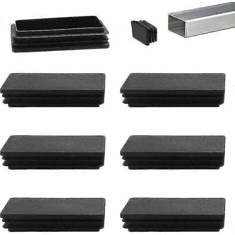 100 X 50 Mm Plug For Rectangular Tube Black Plastic End Cap Blanking ...