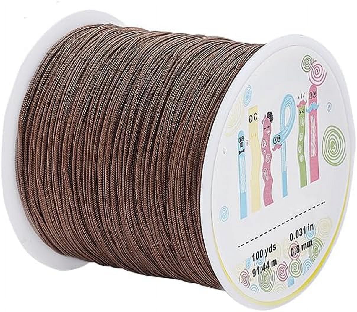 100 Yards 0.8mm Nylon Beading String Chinese Knotting Cord Nylon ...