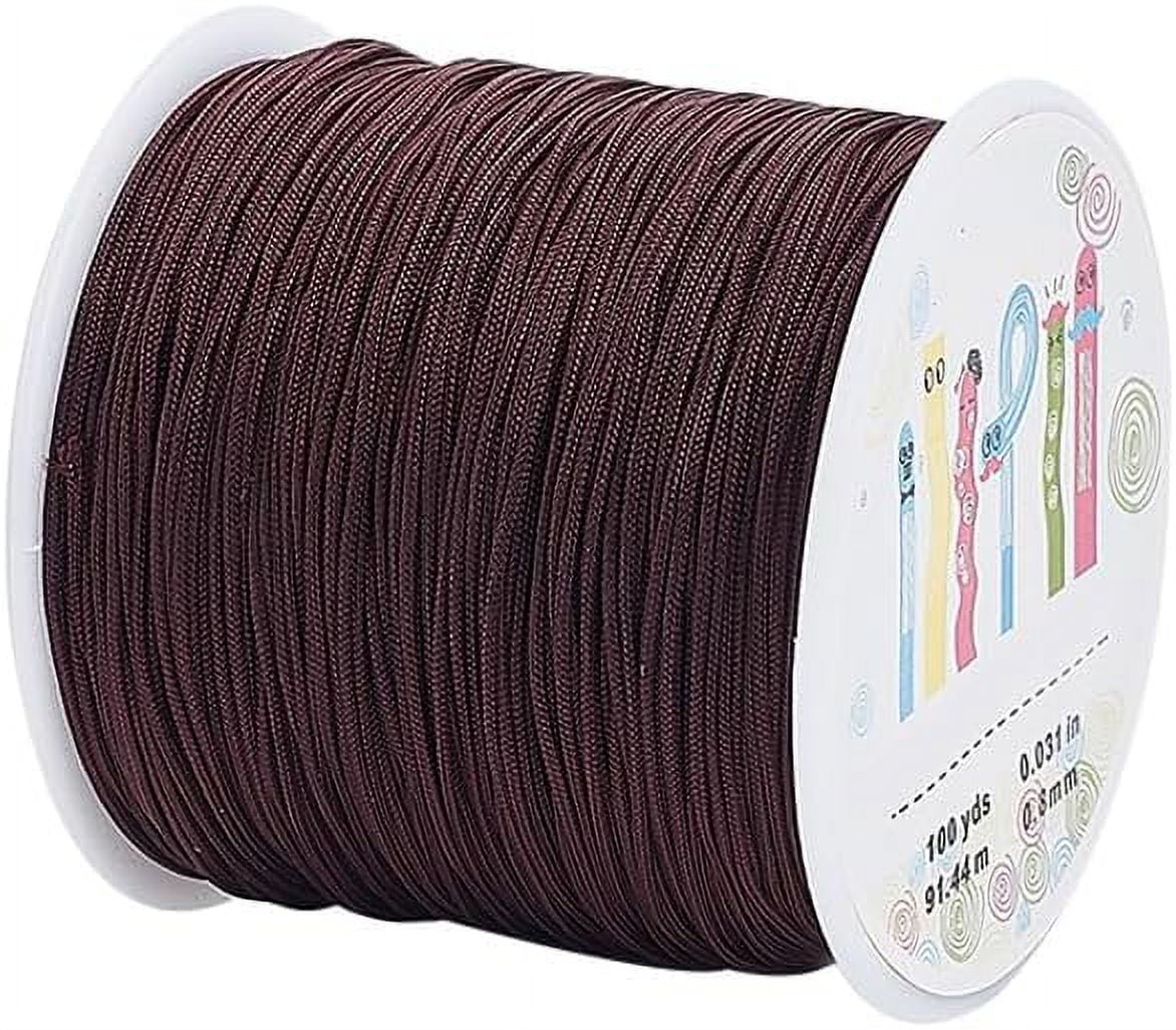 100 Yards 0.8mm Nylon Beading String Chinese Knotting Cord Nylon ...