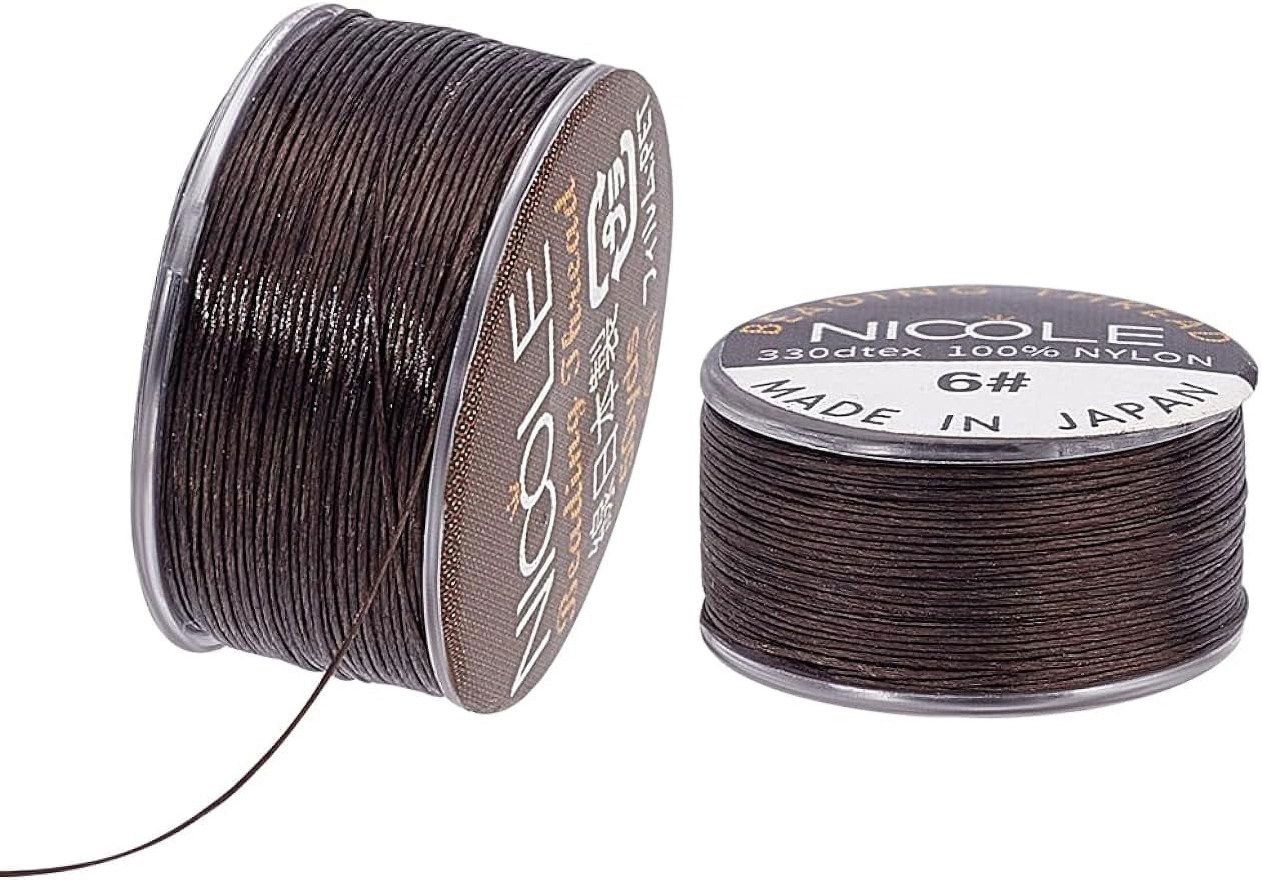 100 Yards Beading String 0.1mm Nylon Seed Bead Thread Black Bracelet ...