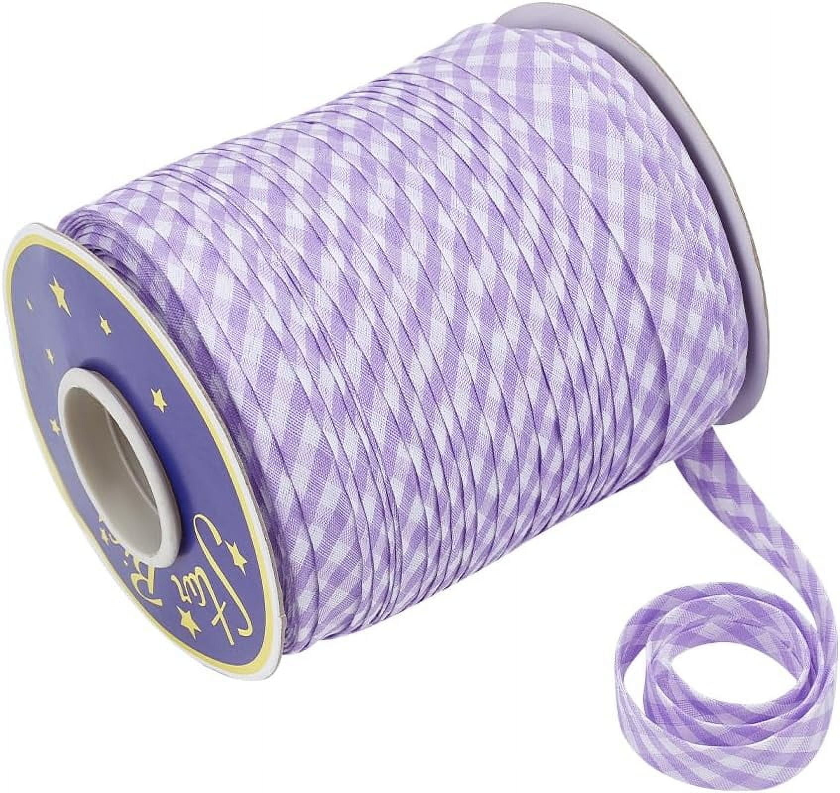 100 Yards Double Fold Bias Tape 0.6 Inch Gingham Bias Binding Tape ...