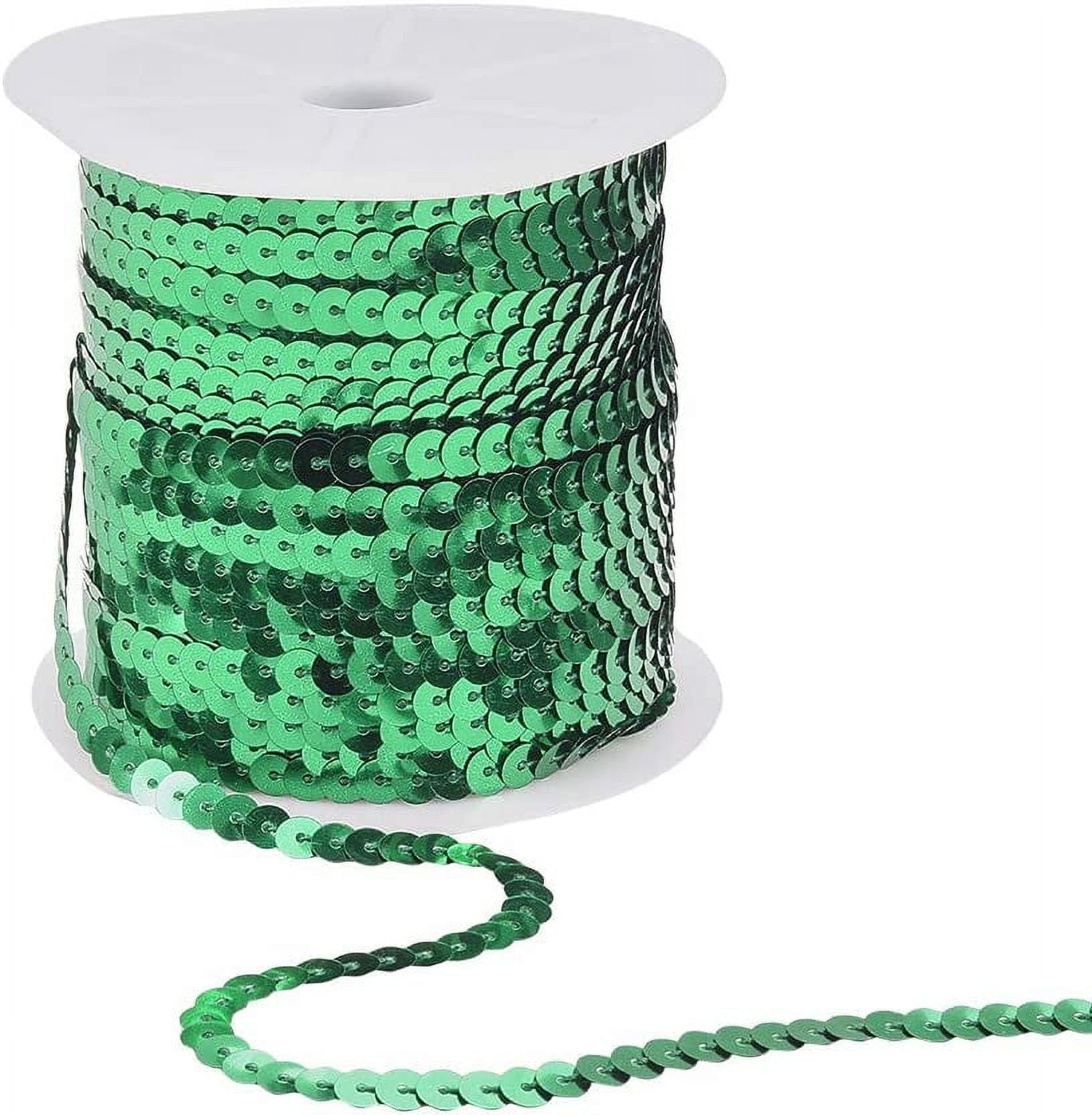 100 Yards Flat Sequin Strip 6mm Wide Spangle Flat Sequins Trim ...