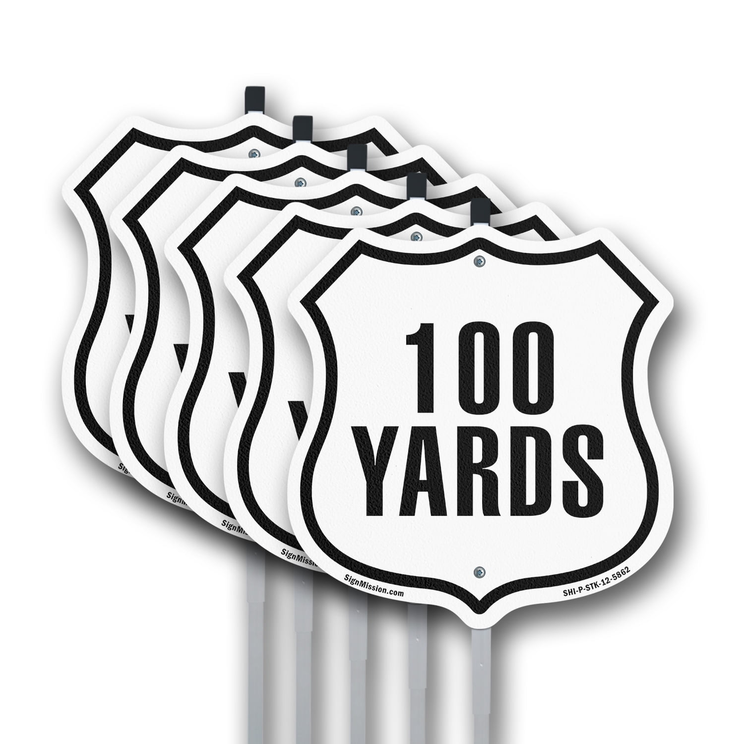 100 Yards Golf Course Running Race 5k Marathon Distance Marker (5 Pack ...
