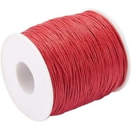 Cousin DIY Cotton Waxed Cord Linen Jewelry String, 75 ft., White ...