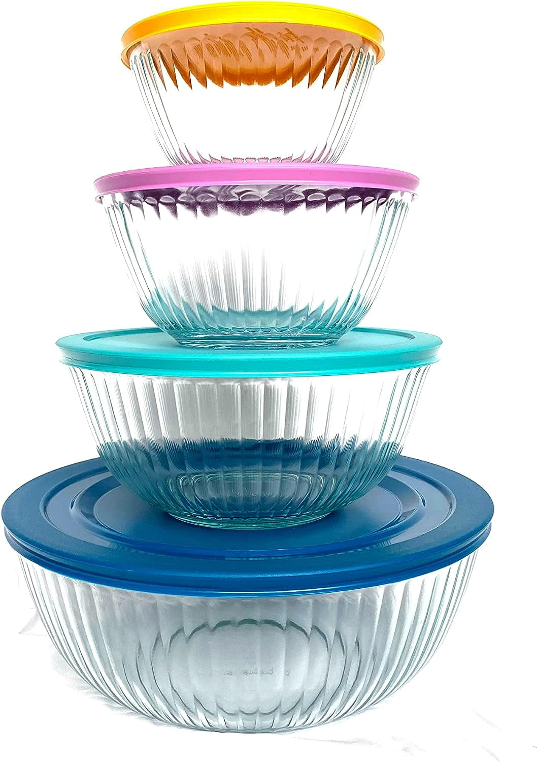 100+ Years Glass Mixing Bowls 8-Piece Improved (Limited Edition ...