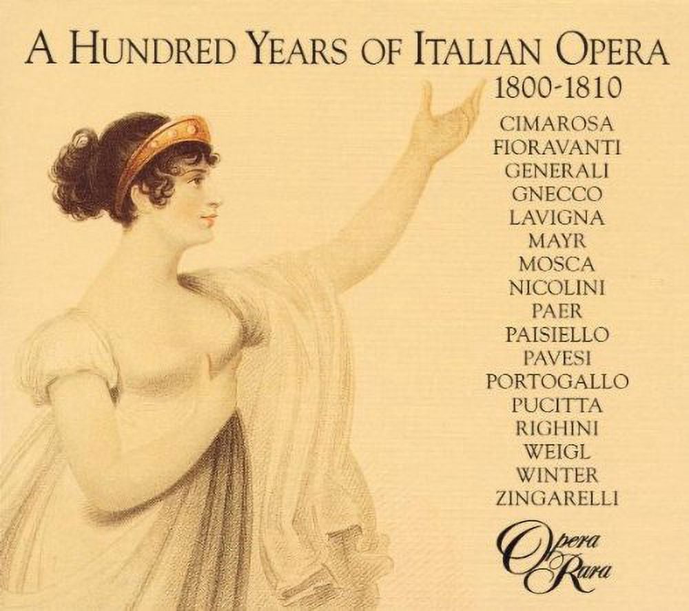 Pre-Owned - 100 Years of Italian Opera, 1800-10 (1997) - Walmart.com