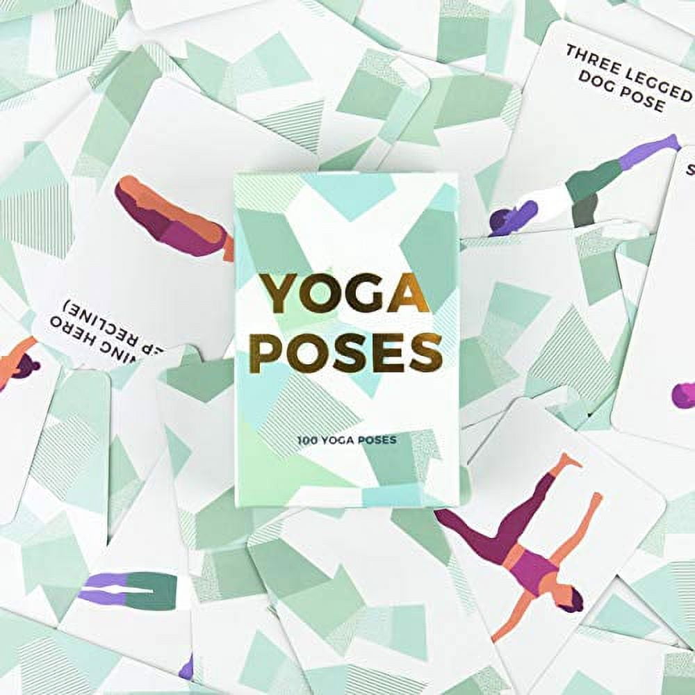 100 Yoga Poses Activities Cards - Walmart.com
