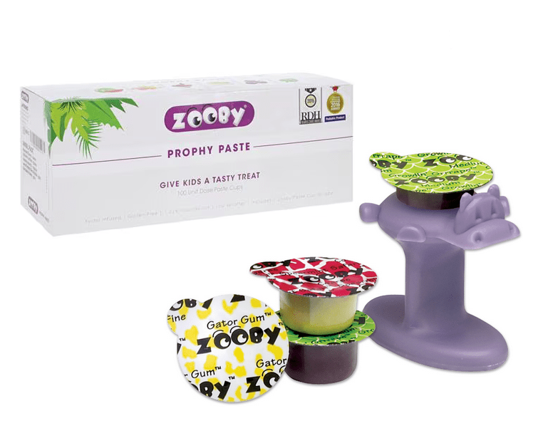 100/bx Zooby Prophy Paste Animal Pack Assorted Flavor Coarse - Walmart.com
