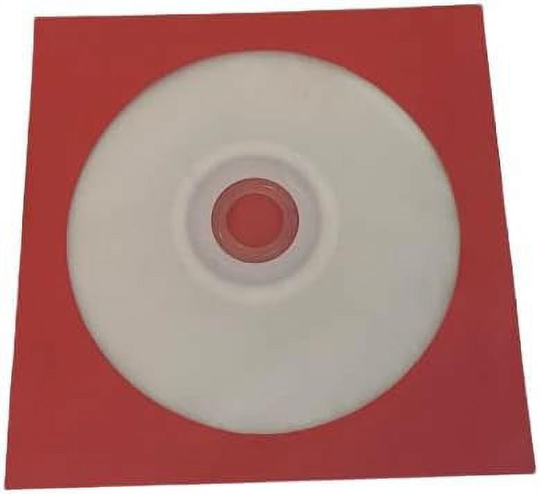 100 color paper sleeves for cd/dvds - envelopes with clear window and ...