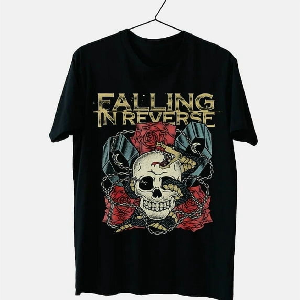 100% cotton tshirts Falling in Reverse Shirt, Unisex Short Sleeve Shirt ...