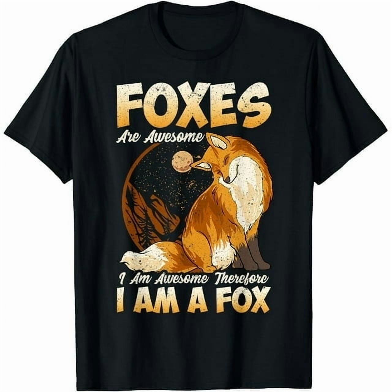 100% cotton tshirts men tee 100% pure cotton Fox Shirt Foxes Are ...
