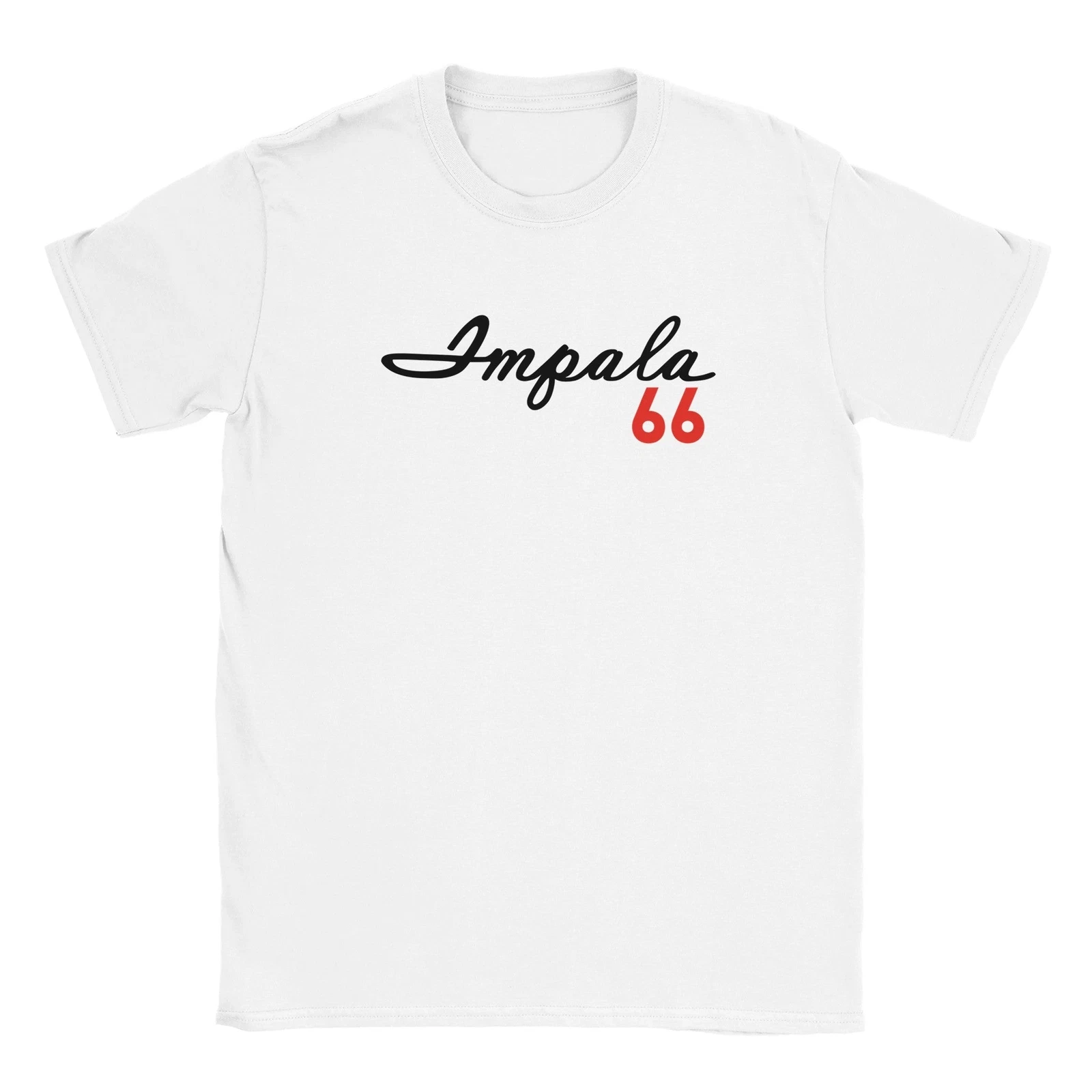 100% cotton tshirts men tee 66 Impala T-shirt - Walmart.com