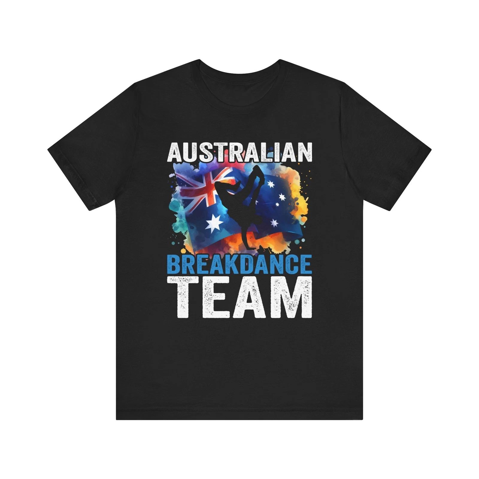 100% cotton tshirts men tee Australian Breakdance Team T-Shirt ...