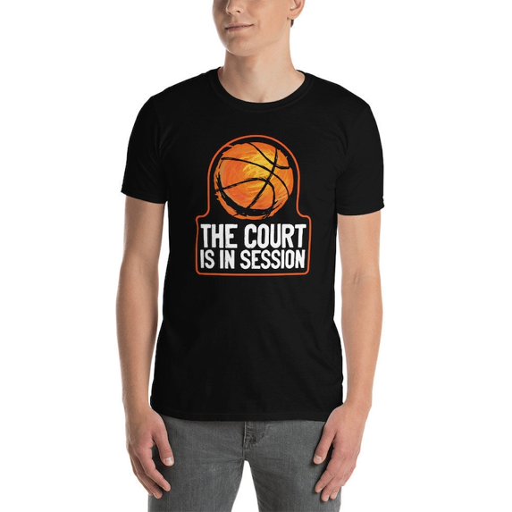 100% cotton tshirts men tee Basketball Player Court Is In Session Funny ...
