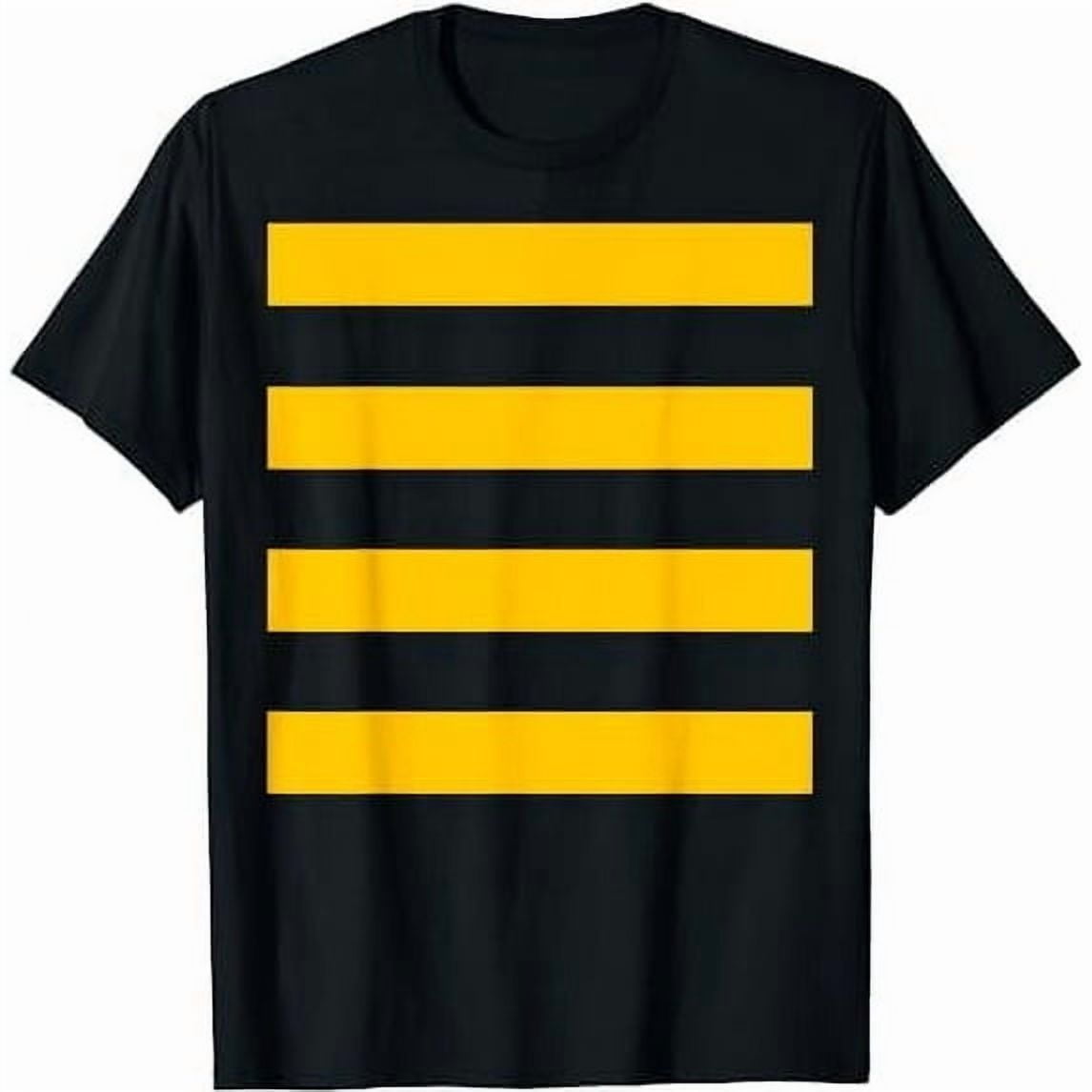 100% cotton tshirts men tee Bee Halloween DIY Costume Shirt - Yellow ...