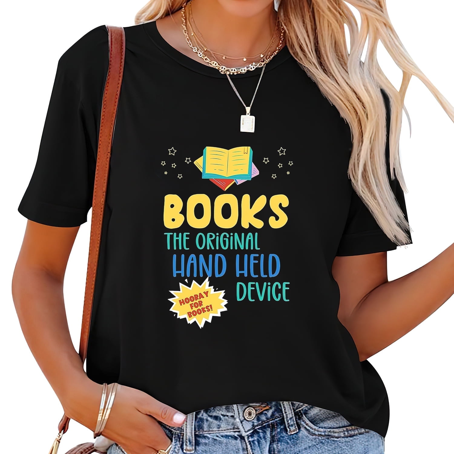 100% cotton tshirts men tee Books The Original Hand Held Device ...