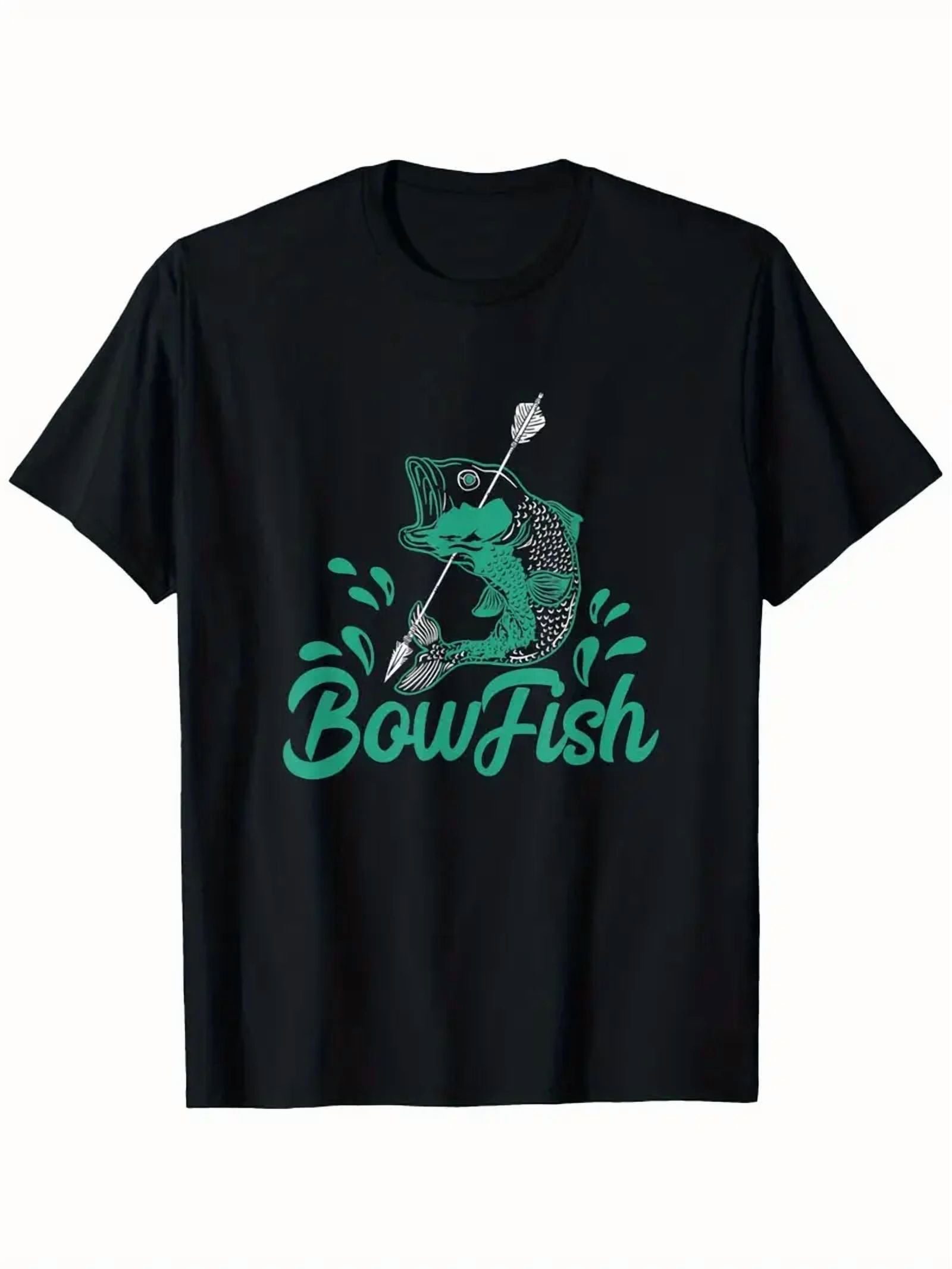 100% cotton tshirts men tee Bowfishing Bowfish Arrow Fish Bow Hunting ...