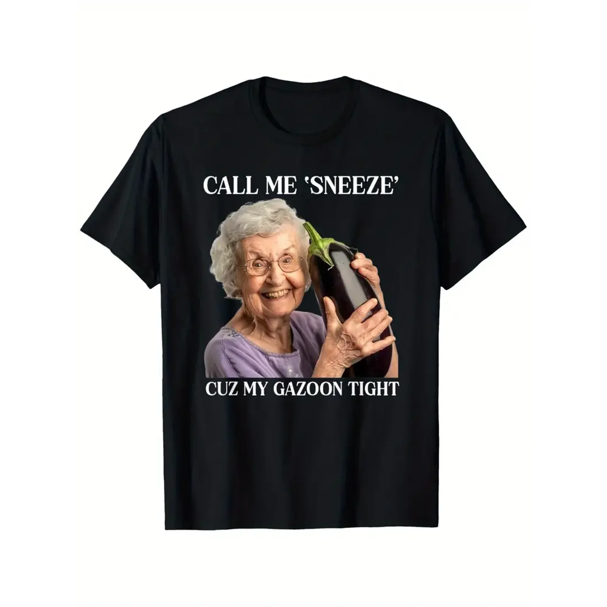 100% cotton tshirts men tee Call me sneeze because of my Gazoon tight ...