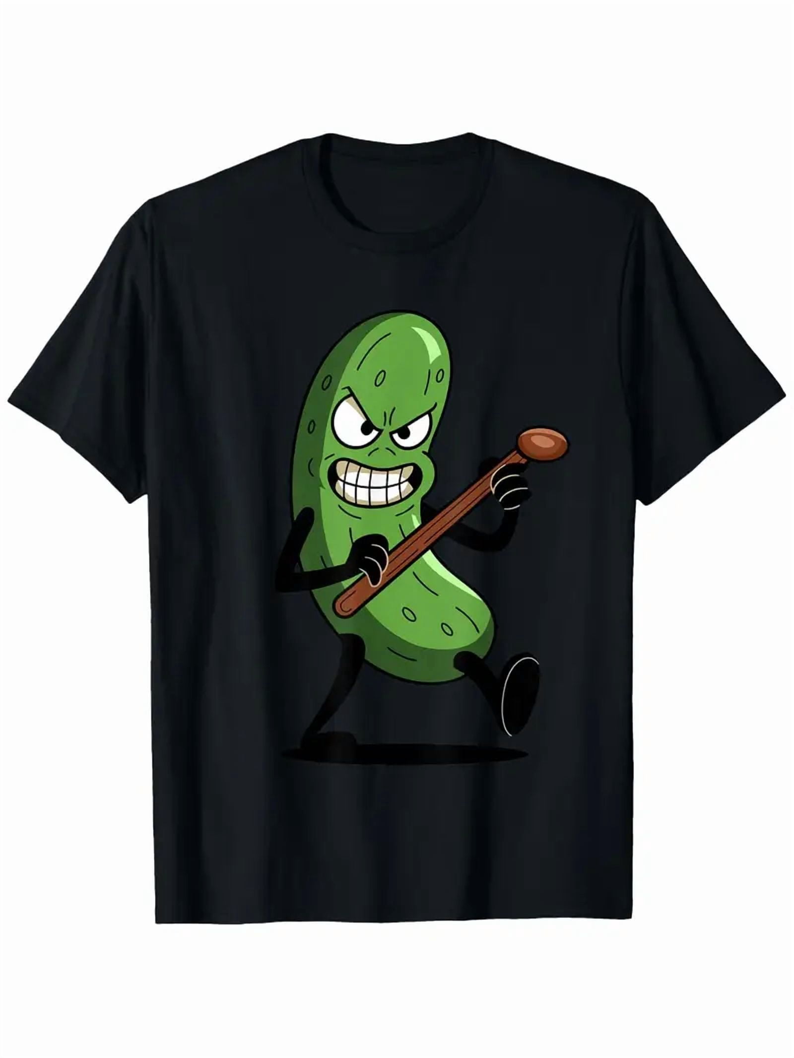 100% cotton tshirts men tee Cartoon Funny Spoon Character Funny Present ...