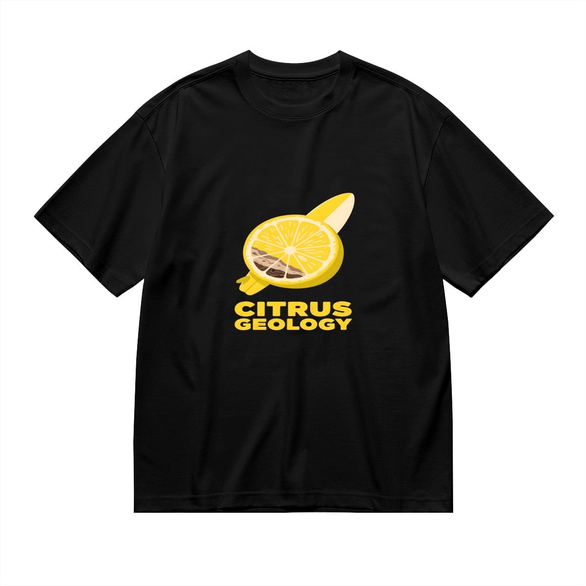 100% cotton tshirts men tee Citrus Geology, Lemon Geology Print ...
