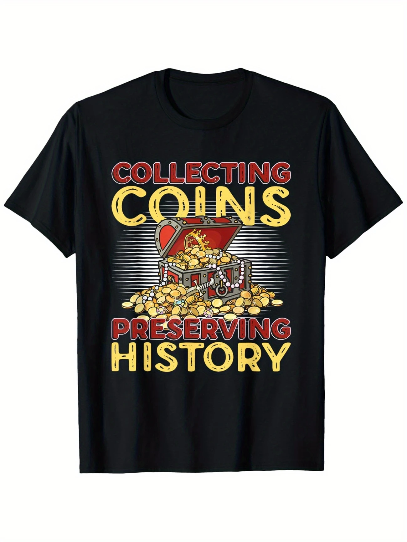 100% cotton tshirts men tee Collecting Coins Preserving History Rare ...