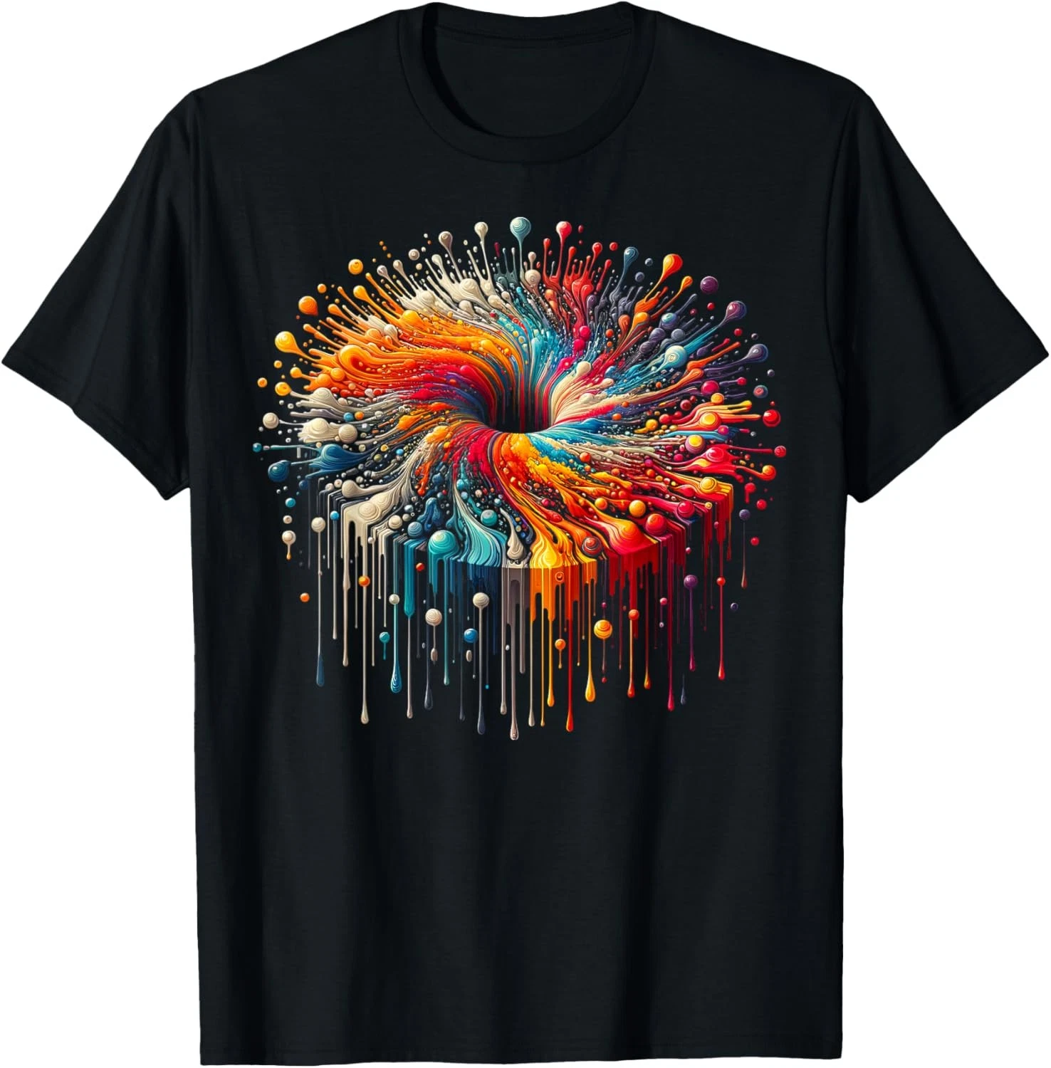 100% cotton tshirts men tee ColorBurst | Cool Graphic Tee | Men Women S ...