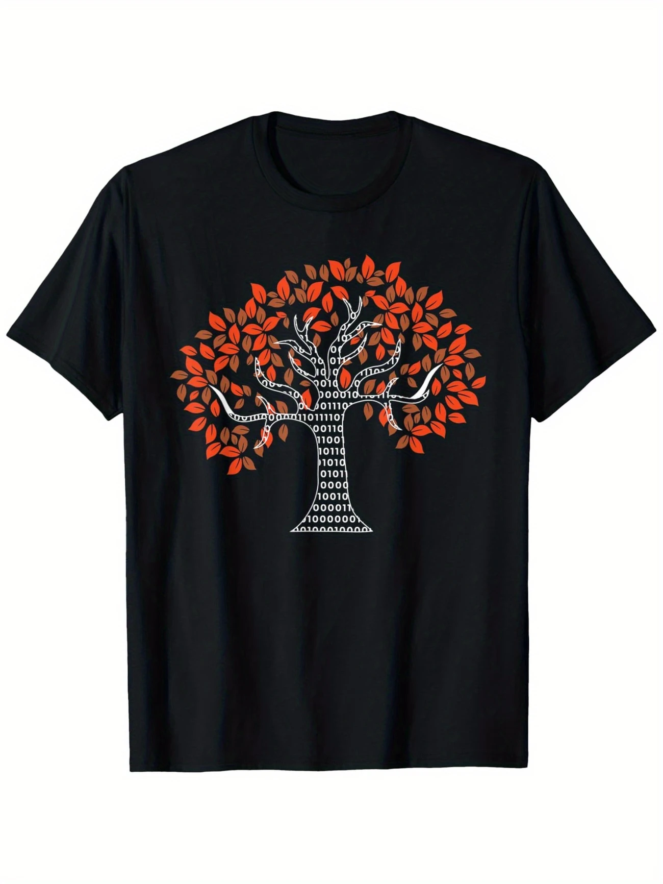 100% cotton tshirts men tee Computer Programmer Coder Funny Binary Tree ...