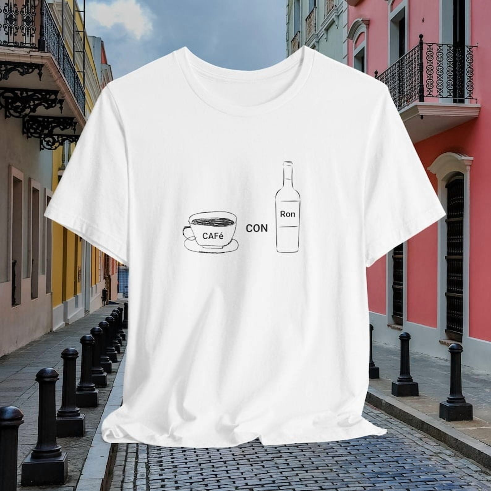 100% cotton tshirts men tee Conejo Malo Cafe Con Ron Bad Bunny T Shirt ...