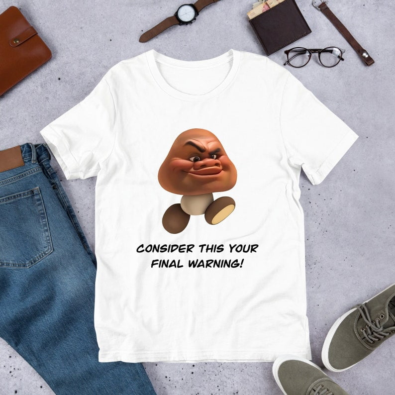 100% cotton tshirts men tee Consider This Your Final Warning, Funny ...