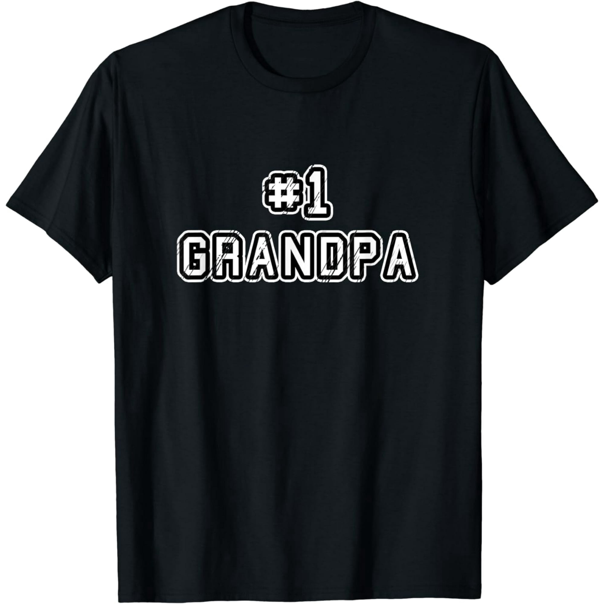 100% cotton tshirts men tee Cool Grandfather Number 1 Grandpa Granddad ...