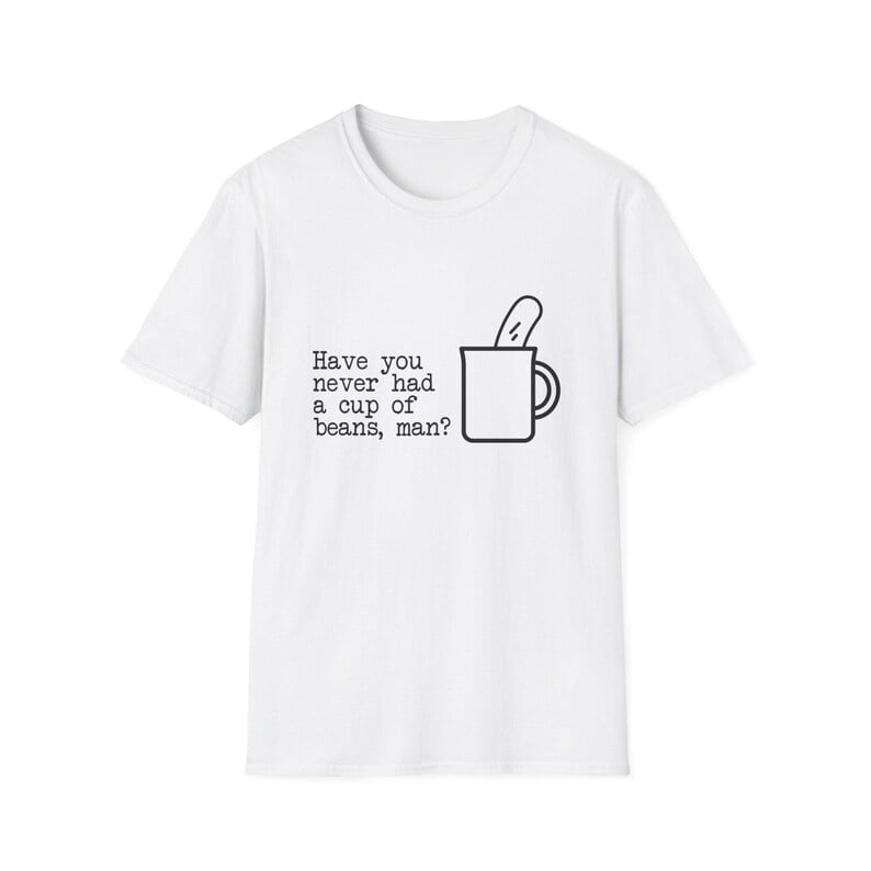100% cotton tshirts men tee Cup Of Beans, Alan Partridge Gift, Funny ...
