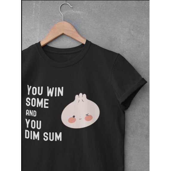 100% cotton tshirts men tee Cute Dumpling T-Shirt, You Win Some, You ...