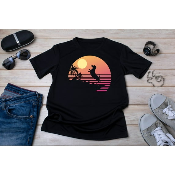 100% cotton tshirts men tee Dachshund Wiener Dog Badger Vintage Sausage ...