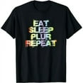 100% cotton tshirts men tee Eat Sleep PLUR Repeat Peace Love Unity ...