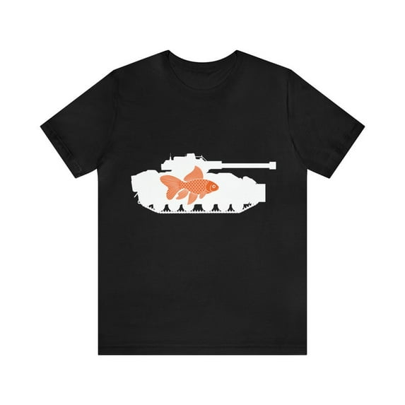 100% cotton tshirts men tee Fish in a tank T-Shirt | Funny fish shirt ...