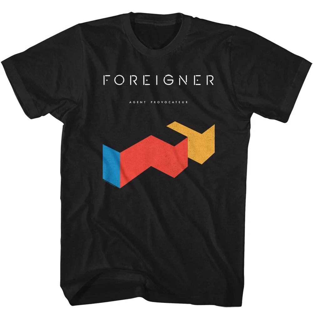 100% cotton tshirts men tee Foreigner Agent Provocative Album Cover Men ...
